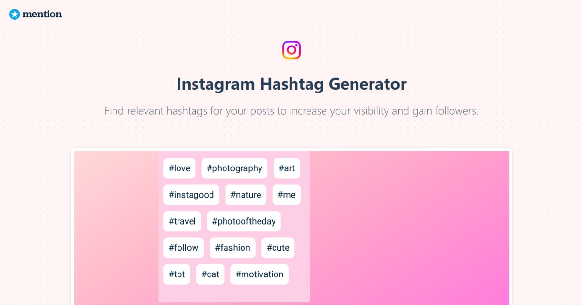 Instagram Hashtag Generator Free Tool Instagram Hashtag Generator Free Tool